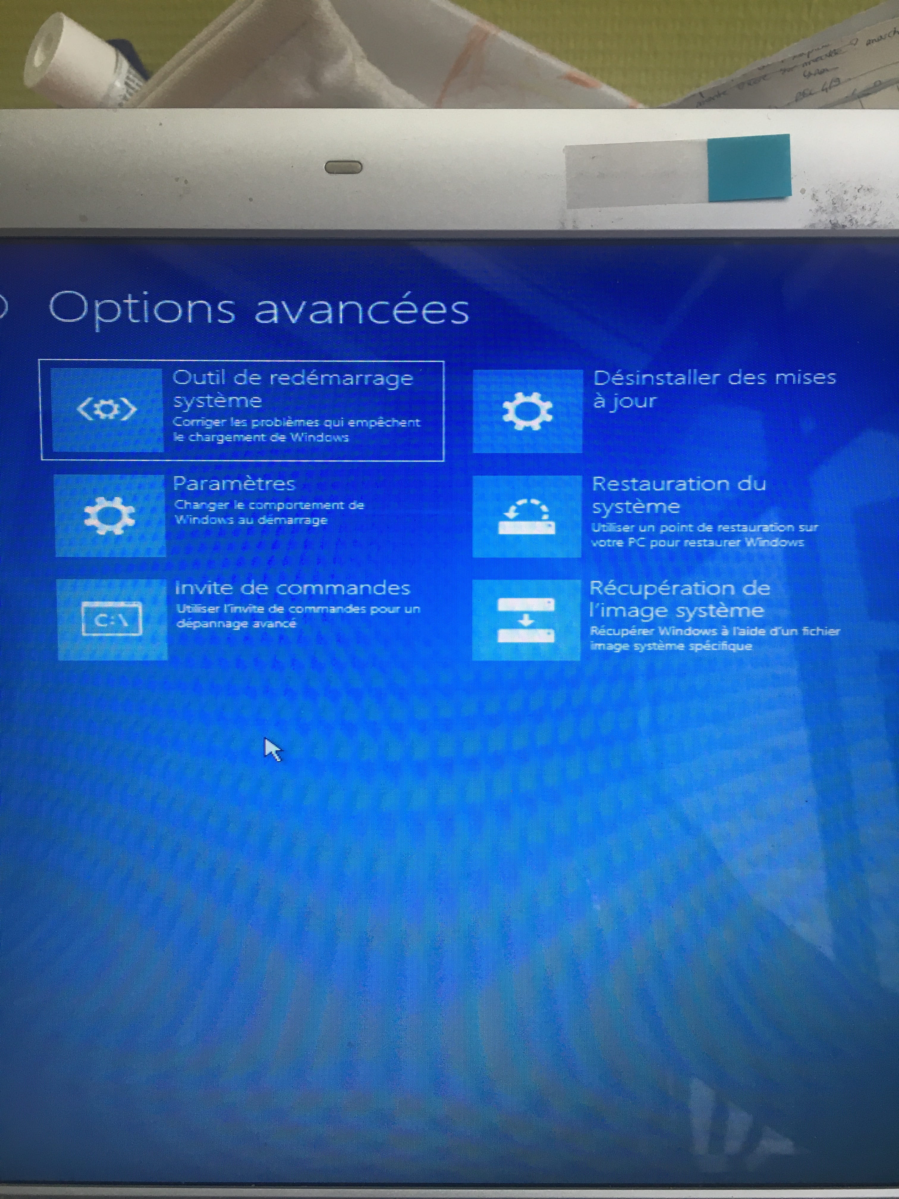 Démarrage de Windows 10
