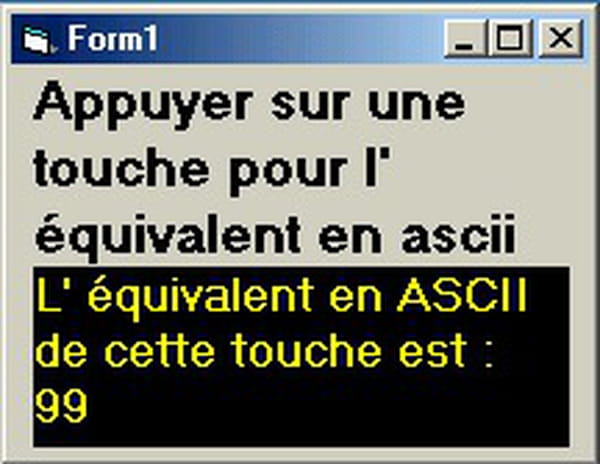 Visual Basic VB NET Ascii CodeS SourceS