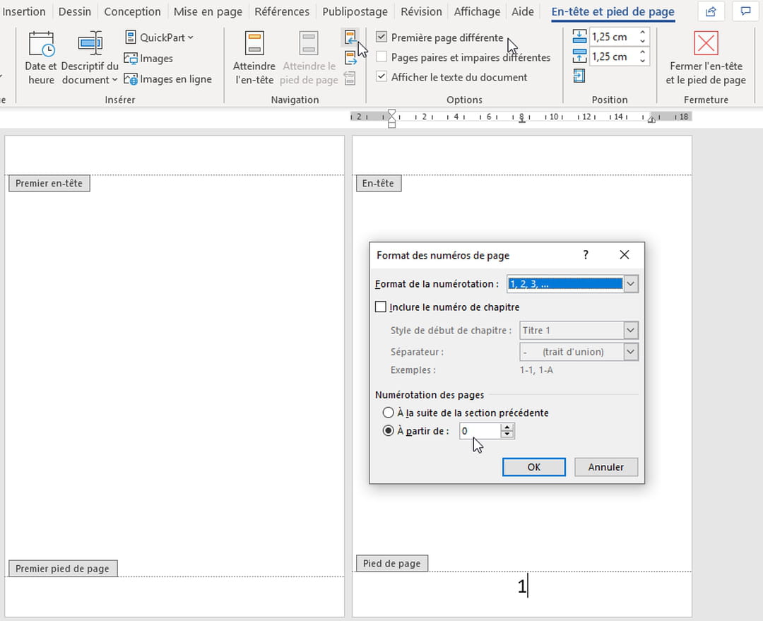Numéro de page Word : afficher, personnaliser, supprimer…