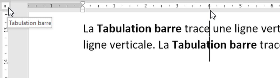 Tabulations Word : utiliser les taquets et les pointillés