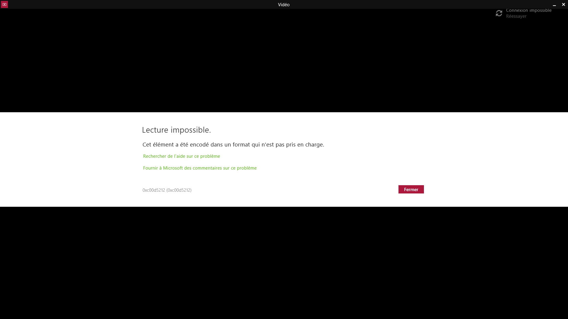 Problème de lecture - Forum Matériel & Système