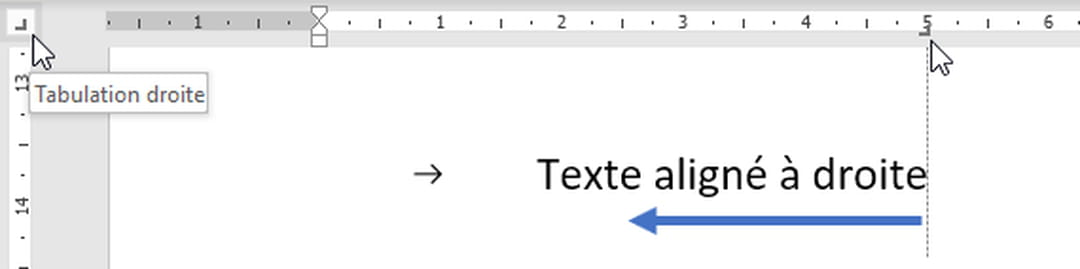 Tabulations Word : utiliser les taquets et les pointillés