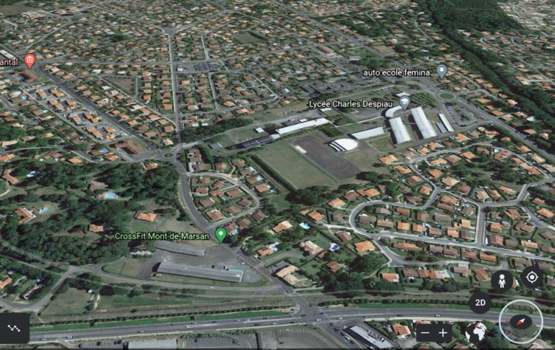 Google Maps satellite : voir un quartier ou une maison