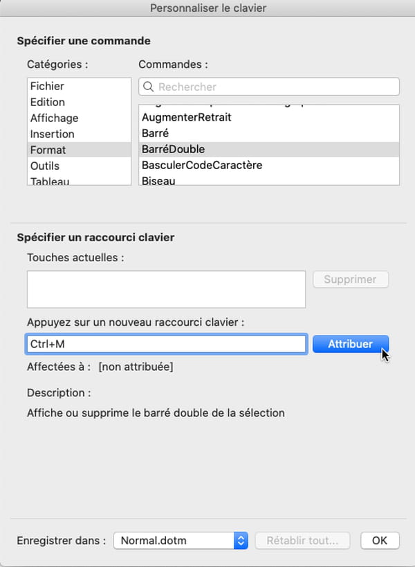 Raccourcis clavier Word : toutes les combinaisons de touches