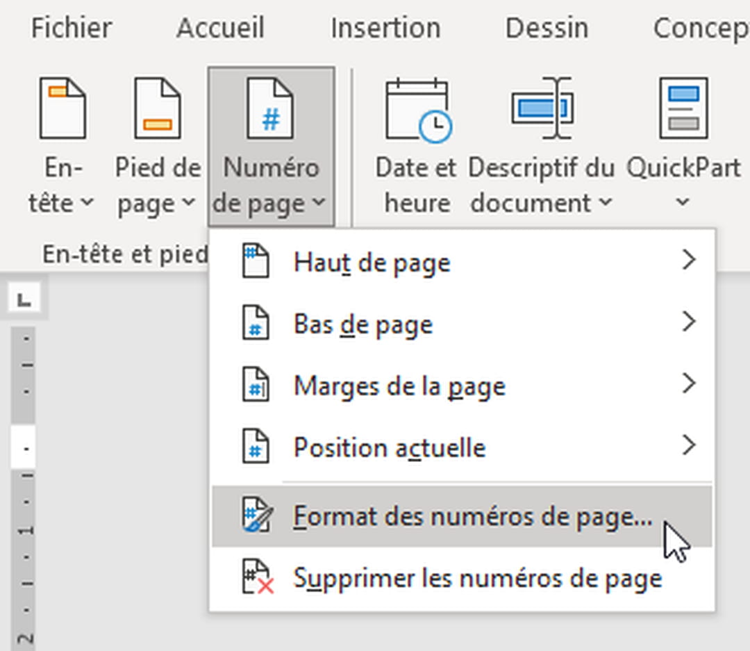 Numéro de page Word : afficher, personnaliser, supprimer…