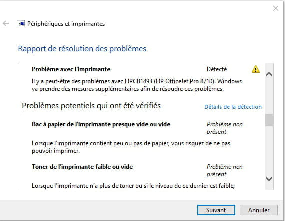 Erreur d'impression sous windows 10 [Résolu]
