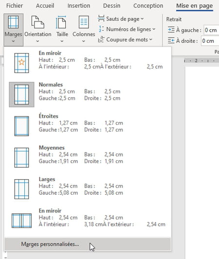 Numéroter des pages avec Word