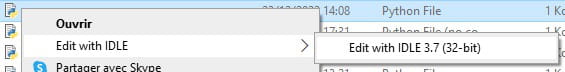 Impossible d'ouvrir un fichier *.py (python) [Résolu]
