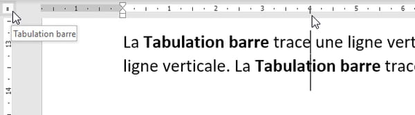 Tabulations Word : utiliser les taquets et les pointillés