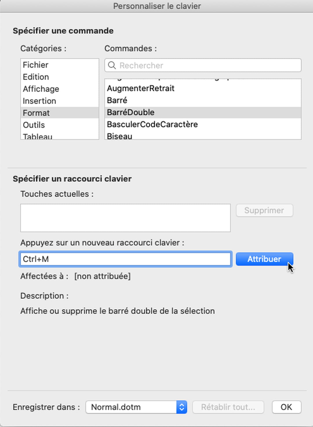 Raccourcis clavier Word : toutes les combinaisons de touches