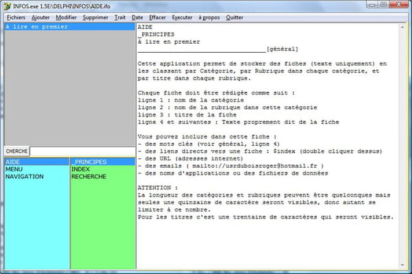 Delphi / Pascal : Postit infos - CodeS SourceS