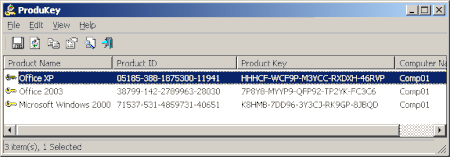 Télécharger ProduKey (gratuit) PC - CCM